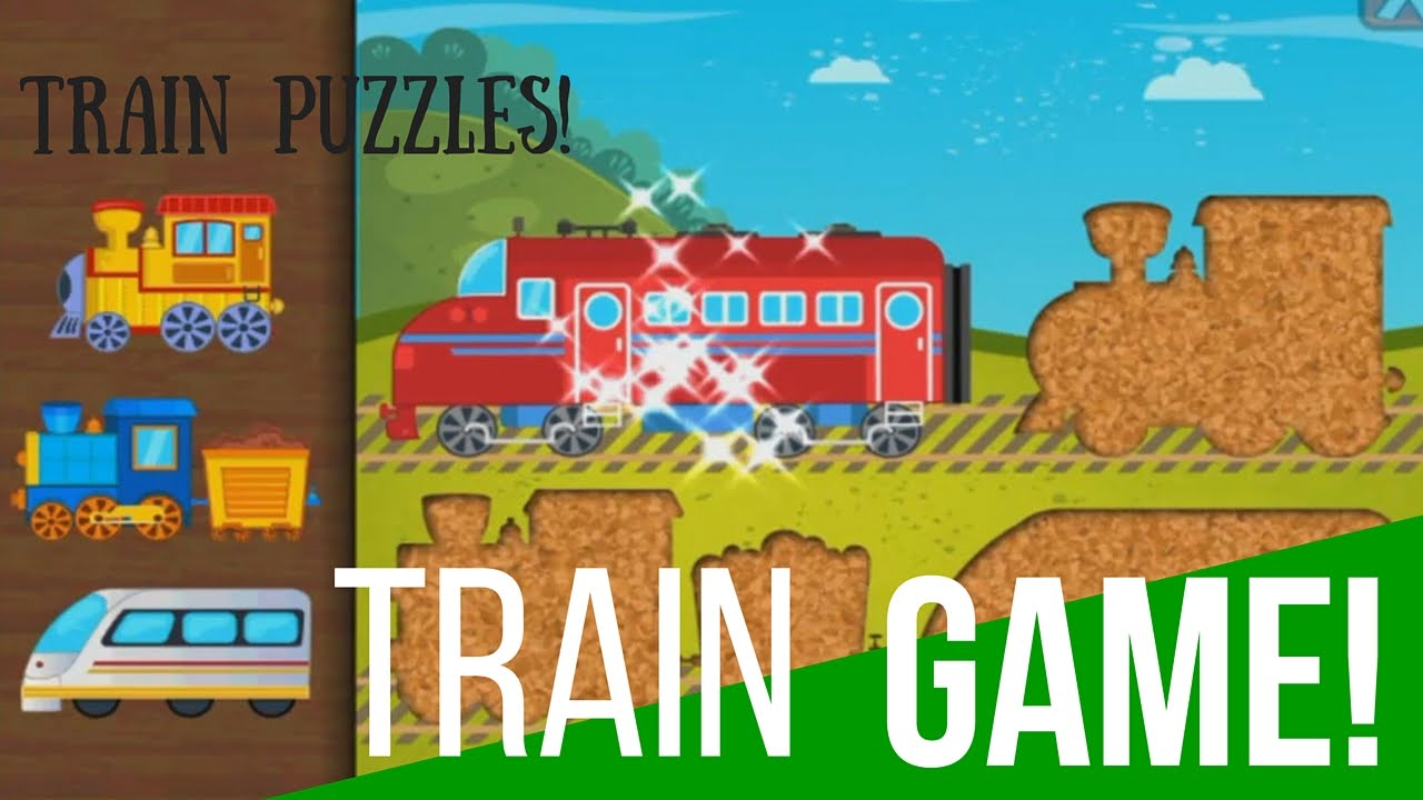 Train Puzzles! With Cool Train Sounds! Train Videos For Children - YouTube