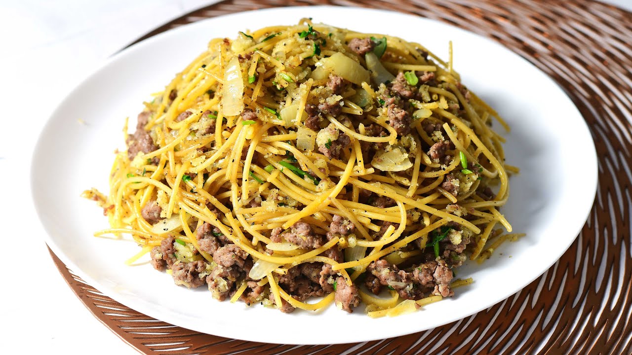Spaghetti With Sausage, The Easiest And Extremely Tastiest Pasta In The ...