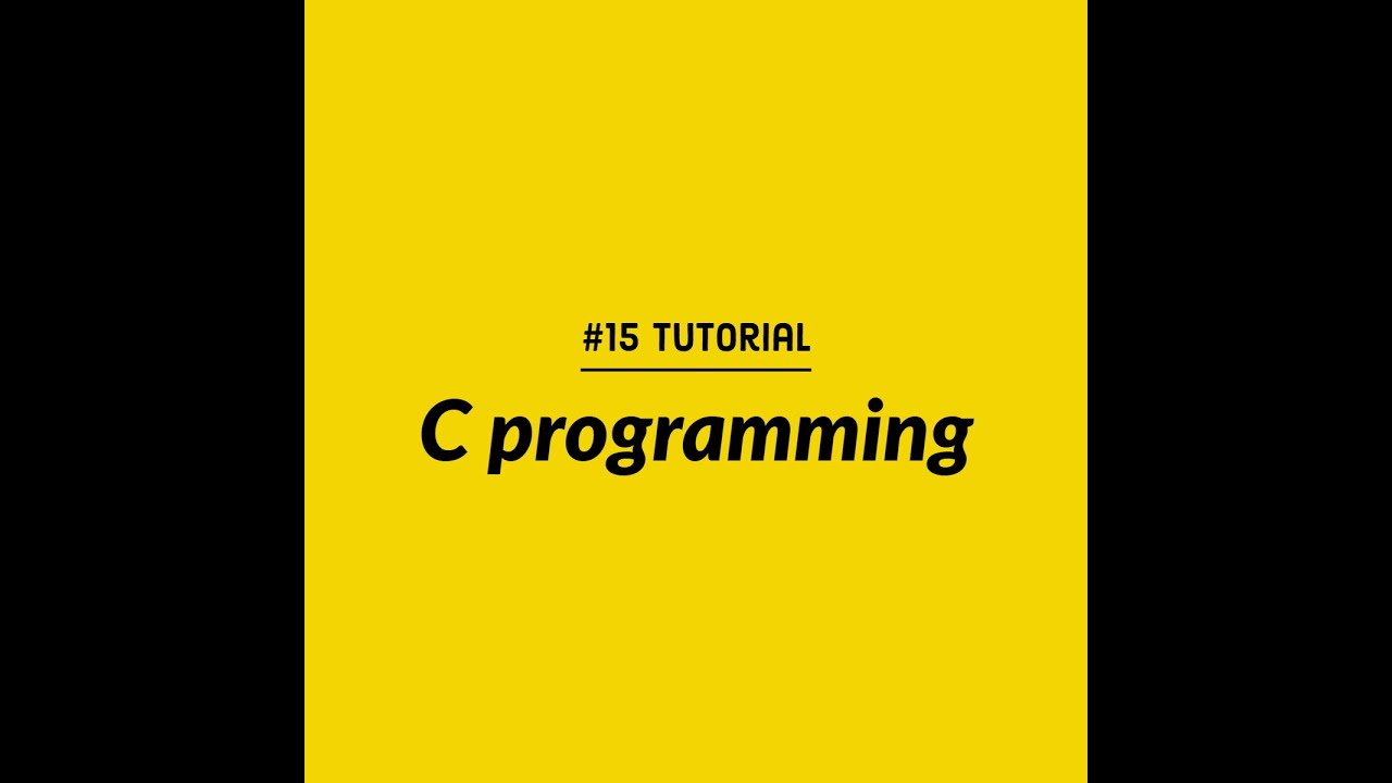 C Programming Language Tutorial For Beginners In Hindi15 Tutorial Cprogramminginhindi 9321