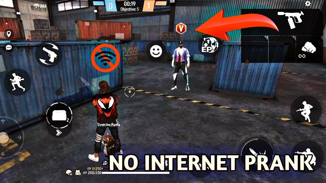 Free fire lone wolf no internet prank | free fire lone wolf gameplay ...