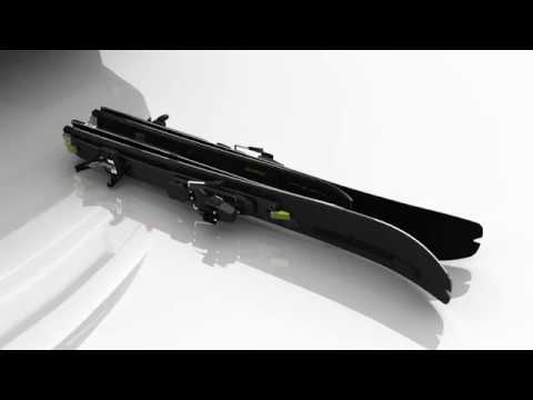 Elan Ibex Tactix folding skis 2018/19 - YouTube