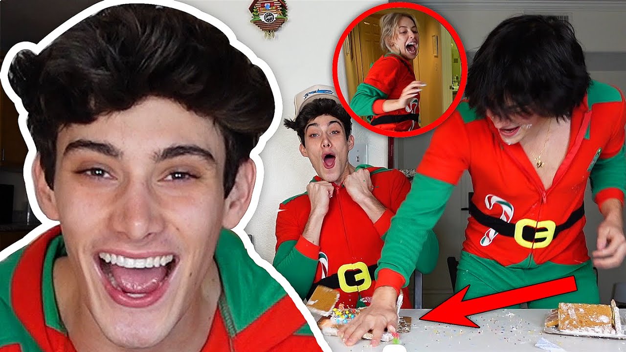 GINGERBREAD STADIUM CHALLENGE WITH POLOBOY, TYLER FUNKE & HIS GF - YouTube