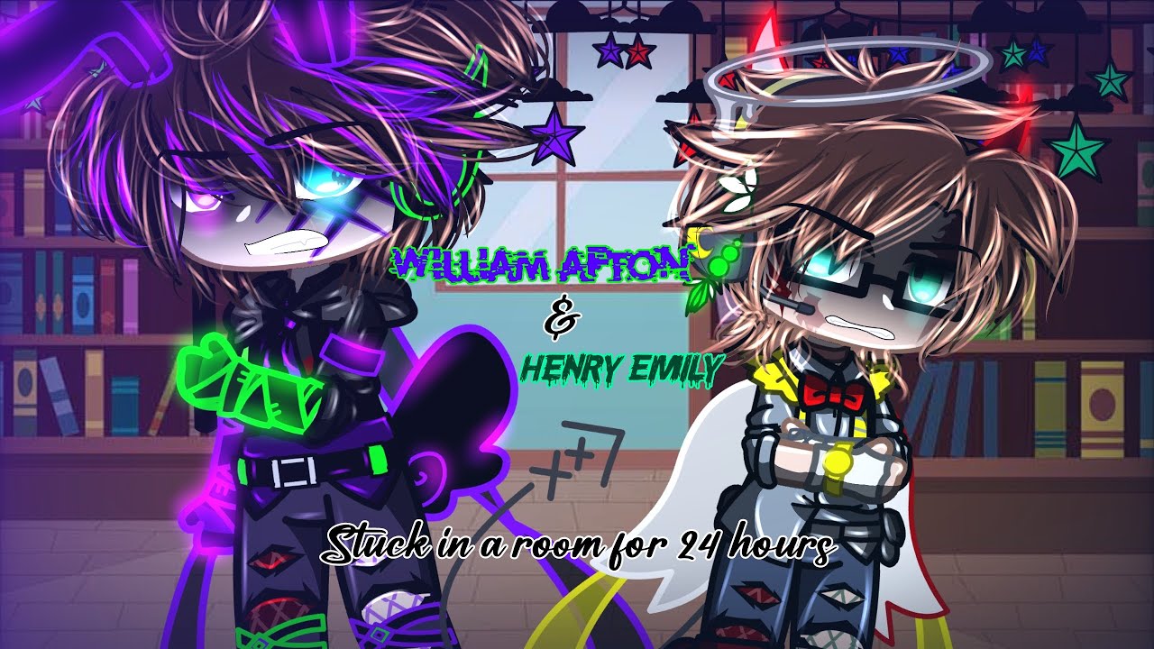 William Afton and Henry Emily Stuck in a Room for 24 Hours // FNaF ...