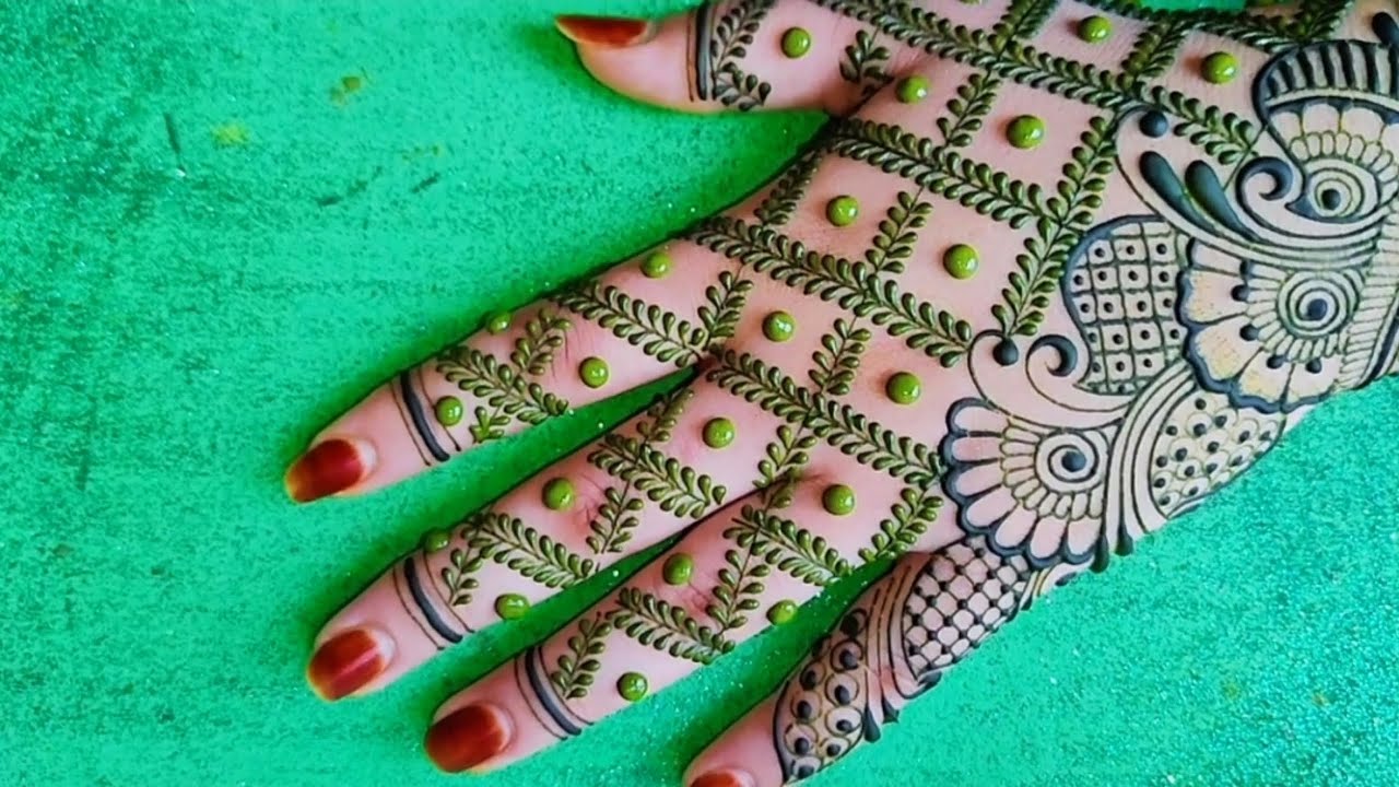 Stylish & Elegant Criss Cross Mehndi Design for Back Hand|Latest ...