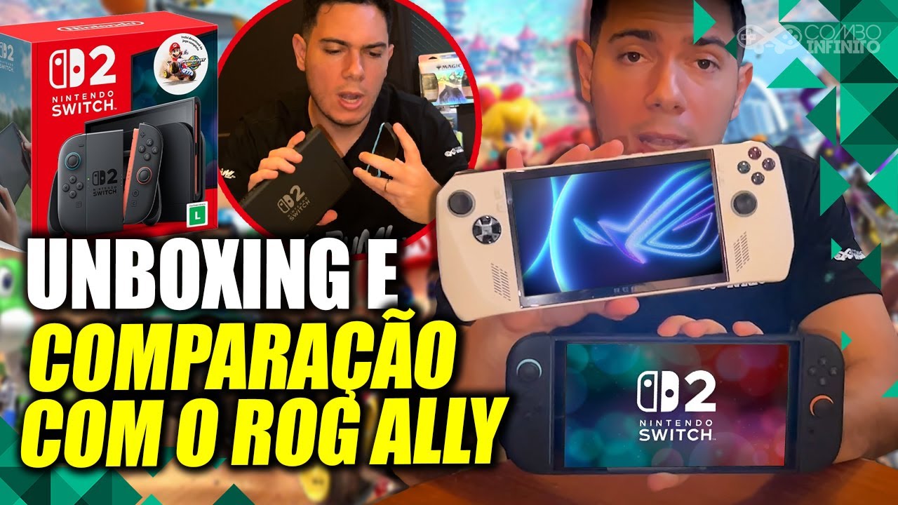 NINTENDO SWITCH 2 VS ROG ALLY - UNBOXING HUMILDE - YouTube