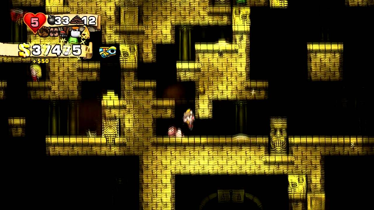 Spelunky - City of Gold, Book of the Death & Anubis II - YouTube