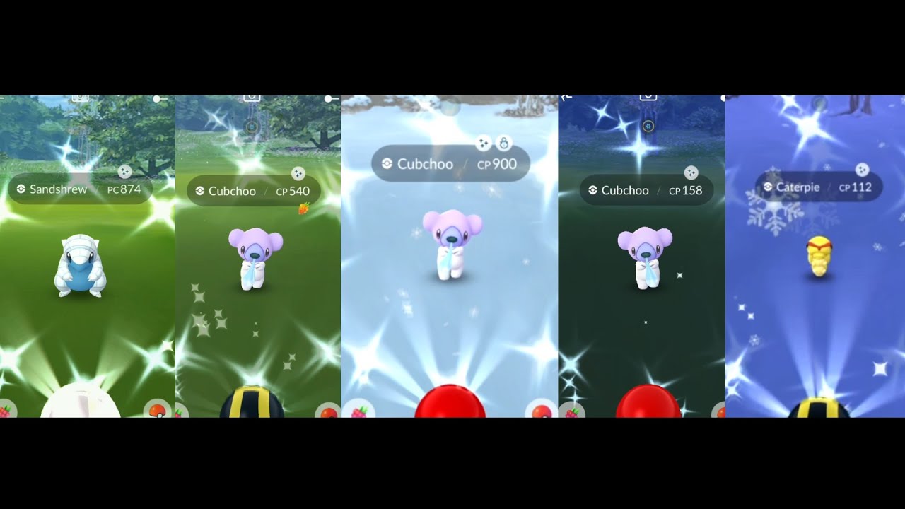 FREEZE! SHINY CUBCHOO IS HERE! - Pokemon GO Shiny Compilation #182 ...