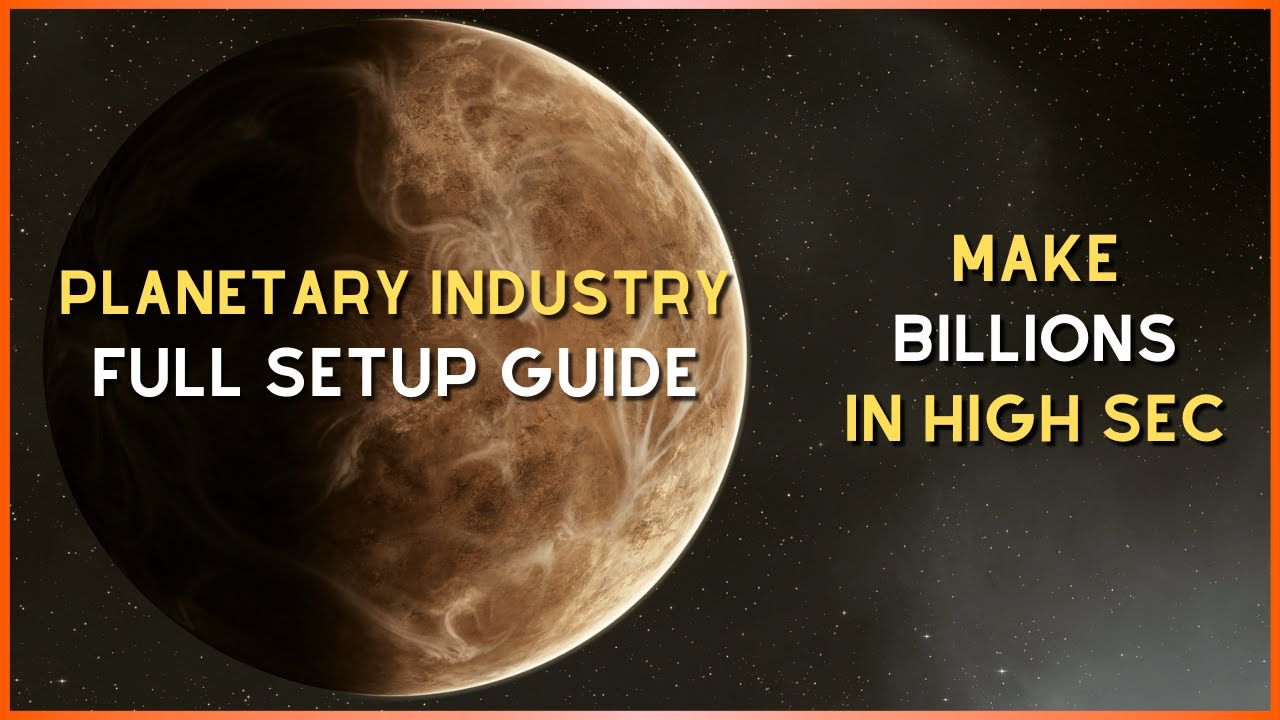 EVE Online - Planetary Industry - Full Setup Guide - YouTube
