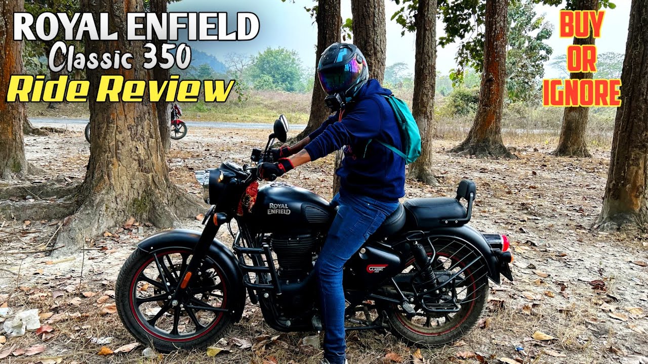 First Time Riding Royal Enfield Classic 350 || Ride Review of RE ...