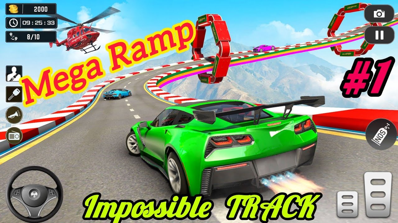 impossible car stunts mega ramp car simulator - 🏎😍 - Mega Ramp Car ...