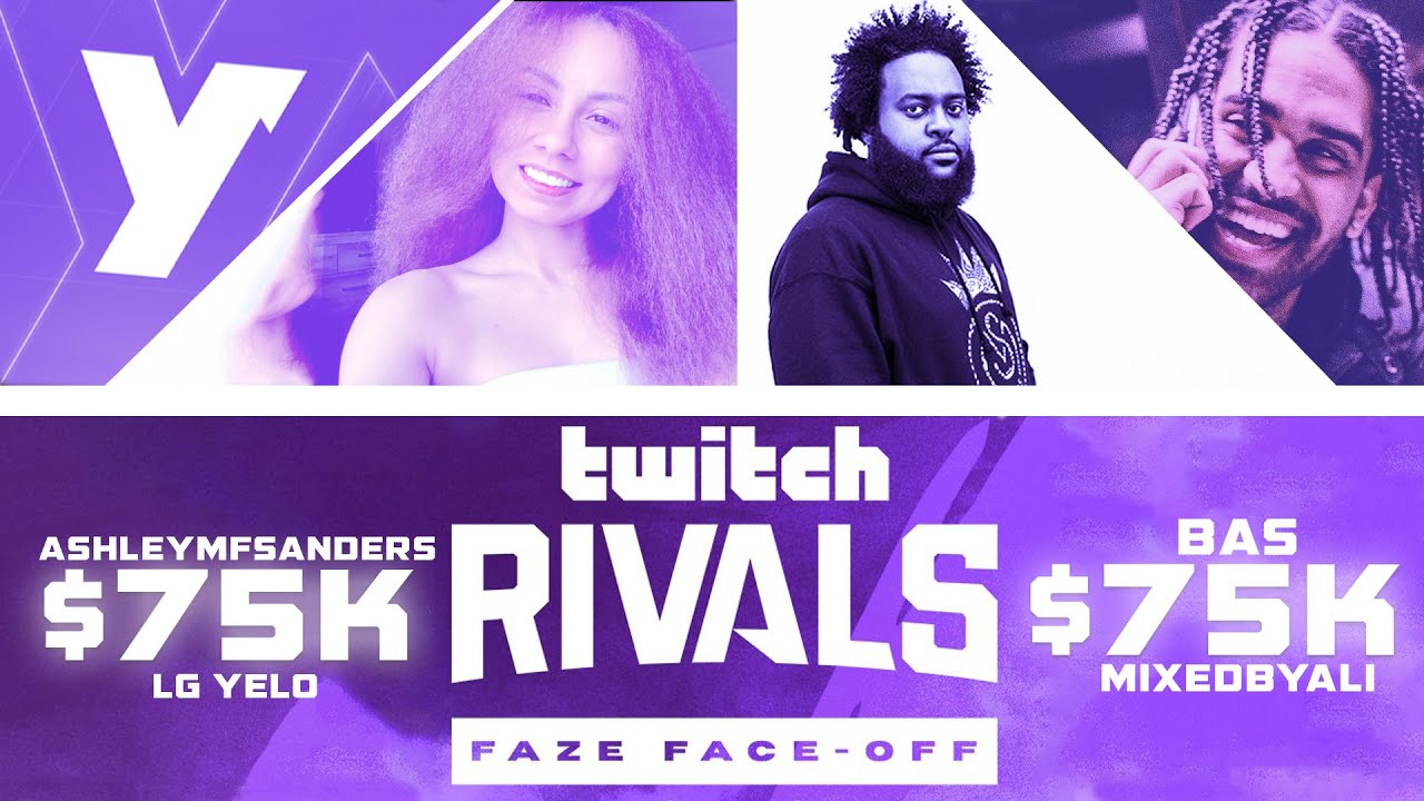 I played in the Twitch Rivals FaZe Faceoff! (ft. Yelo, Bas, MixedByAli ...