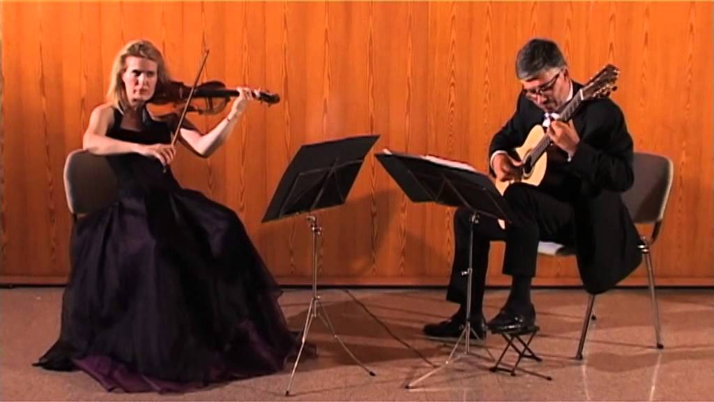 Jeanne Christée violin - Florindo Baldissera guitar - Paganini Sonata ...