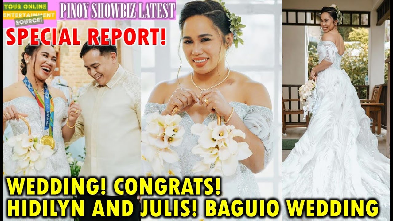 HIDILYN DIAZ at JULIUS NARANJO IKINASAL NA SA CITY OF PINES ...