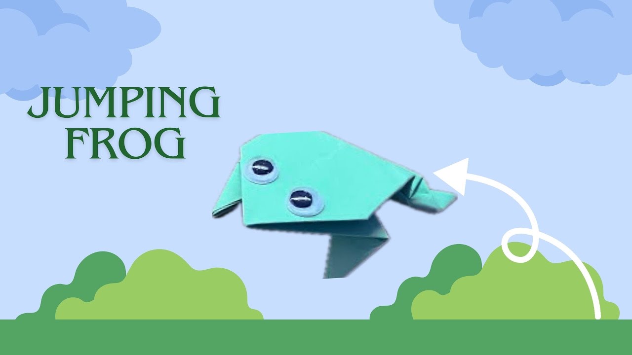 Master the Art of Origami: Create a Jumping Frog with A4 Paper - YouTube