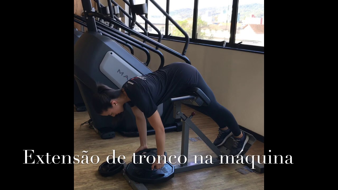 Extensão de tronco na máquina - YouTube