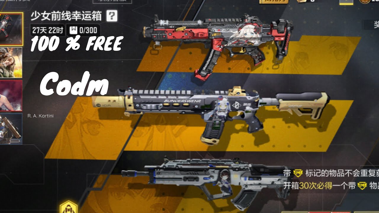 Call Of Duty Mobile x Girls'Frontline Skin Review And Mission - YouTube