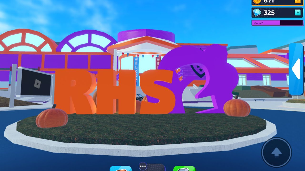 A Tour Of The New Halloween Update In Roblox High School 2 (RHS 2) # ...