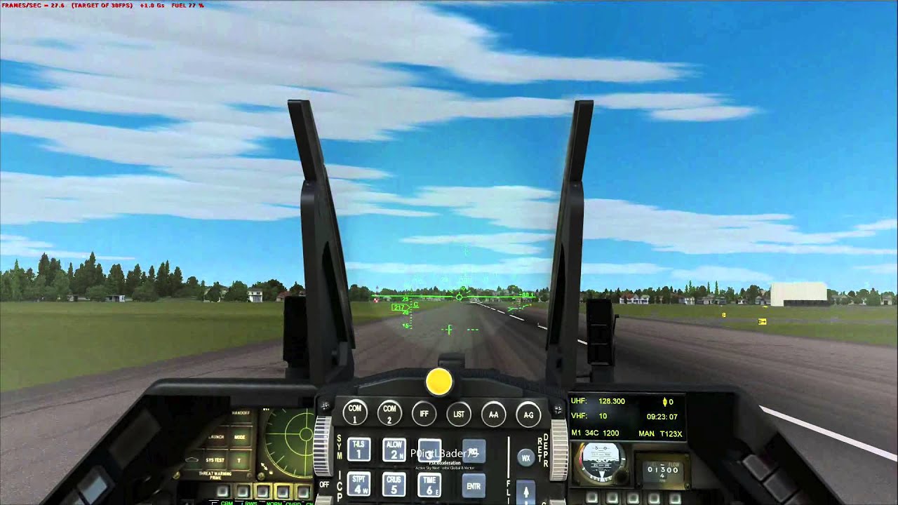 FSX - AS F-16C - orbx Global + orbx vector and Active Sky Next - YouTube