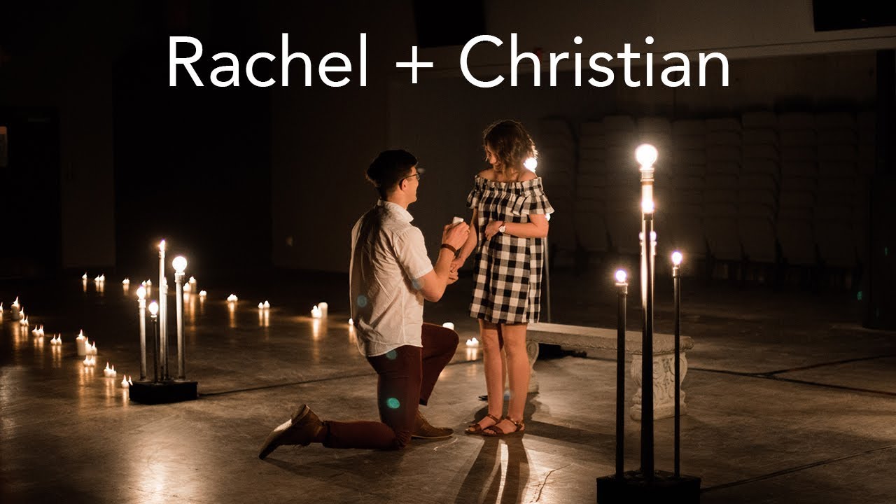 AMAZING CHRISTIAN PROPOSAL: Rachel + Christian - YouTube