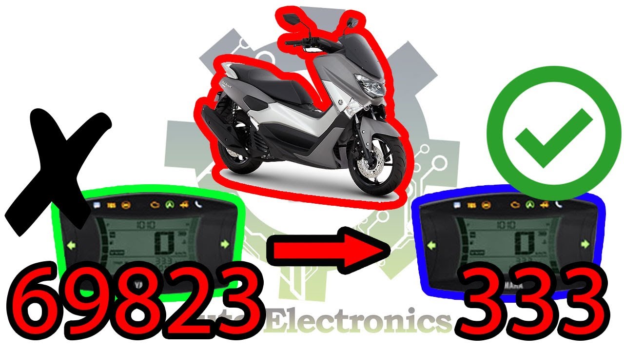 Nmax Odometer Edit and Cluster Assembly - YouTube