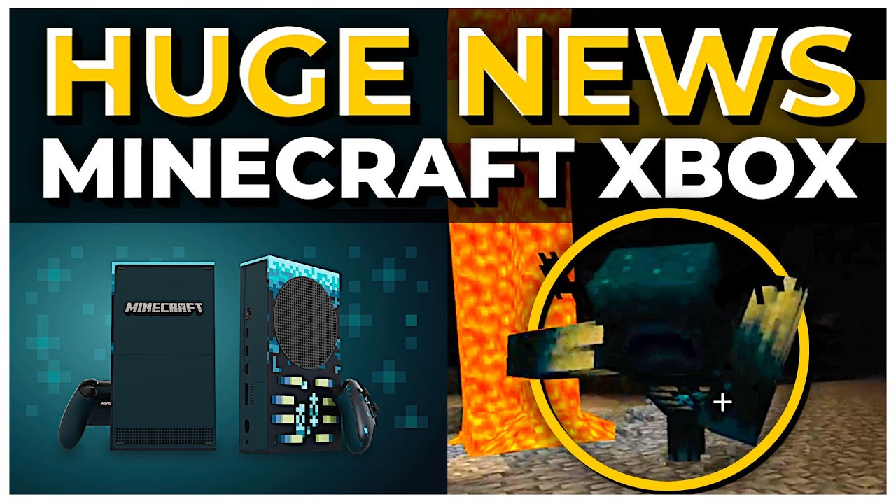 HUGE MINECRAFT XBOX NEWS! | Minecraft Warden Xbox Series S - YouTube