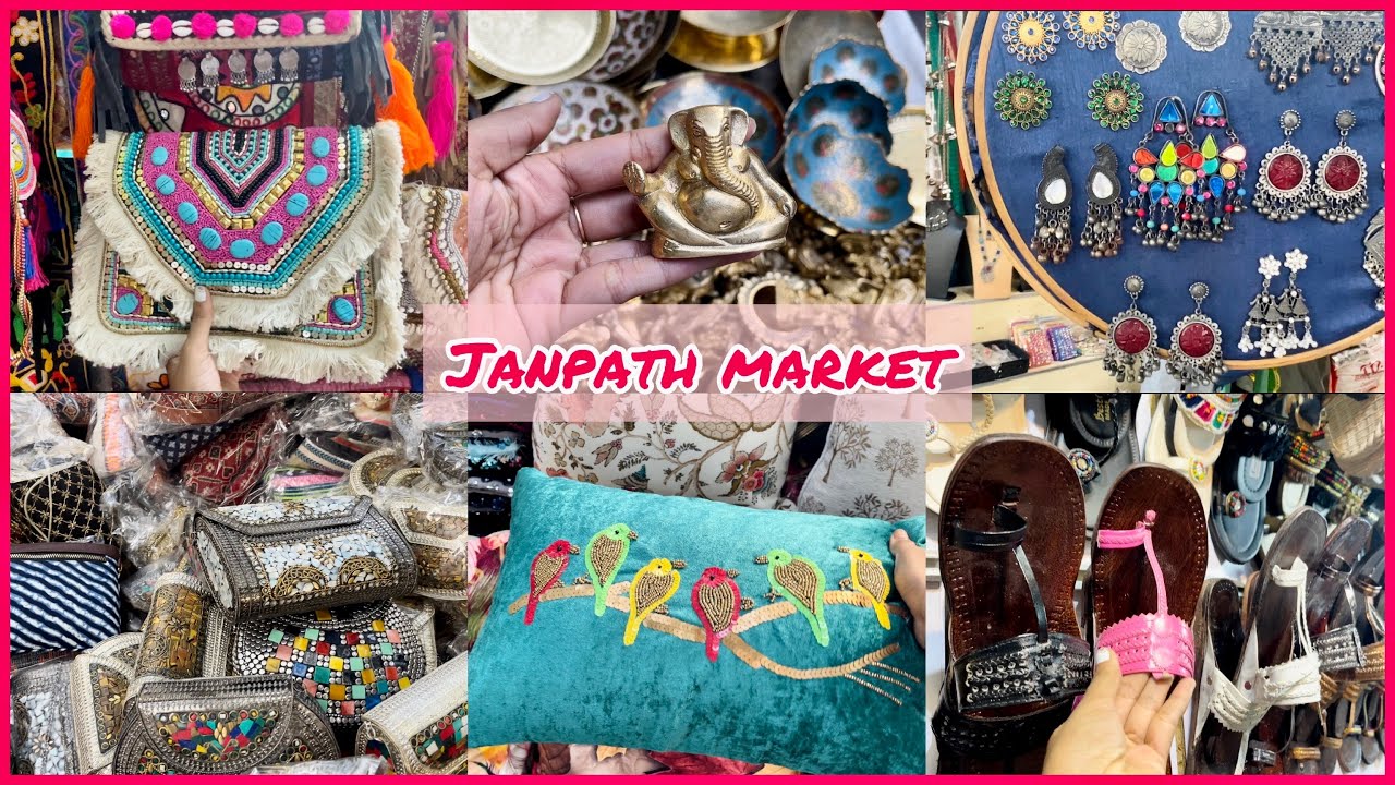 Janpath Market Delhi || Latest collection with directions || AARTI RAI ...