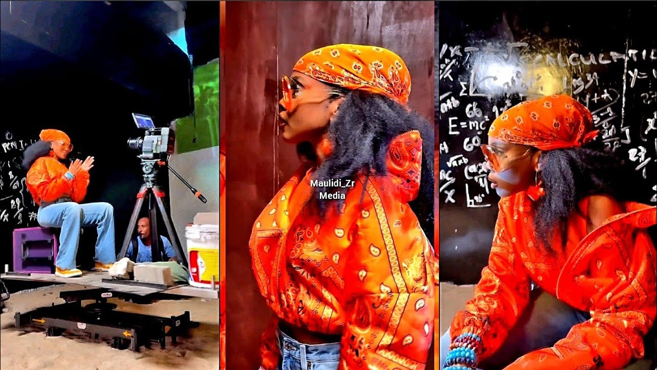 Video, Queen wa East Africa Zuchu akiwa location/ Huyu Ni mfano mzuri ...
