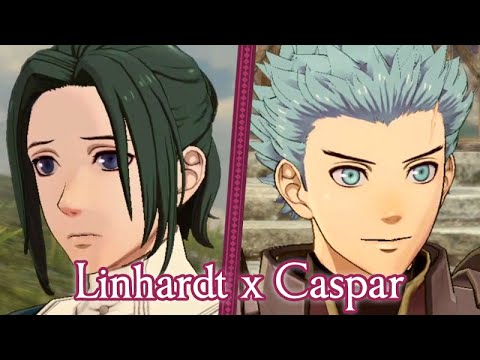 Linhardt x Caspar Support Conversation Rank A ★ Fire Emblem Warriors ...