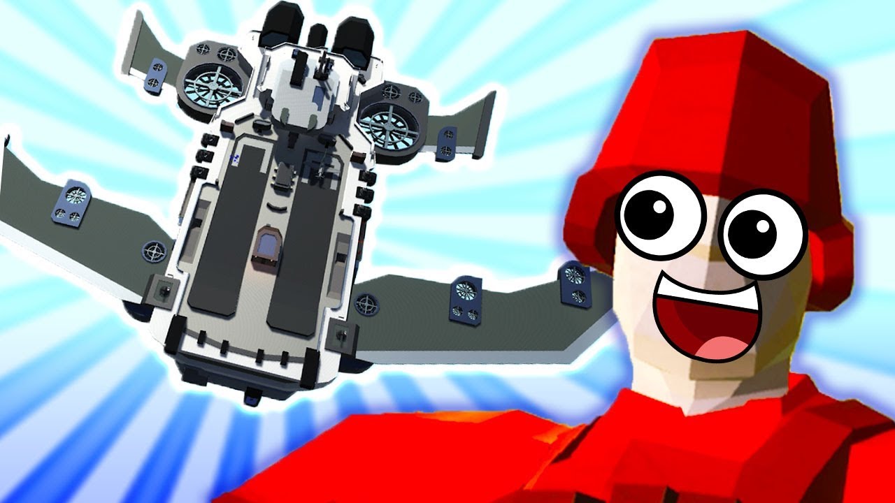 FLYING FORTRESS BATTLE! ⛅️ Ravenfield Custom Map Beta Gameplay 💥 - YouTube