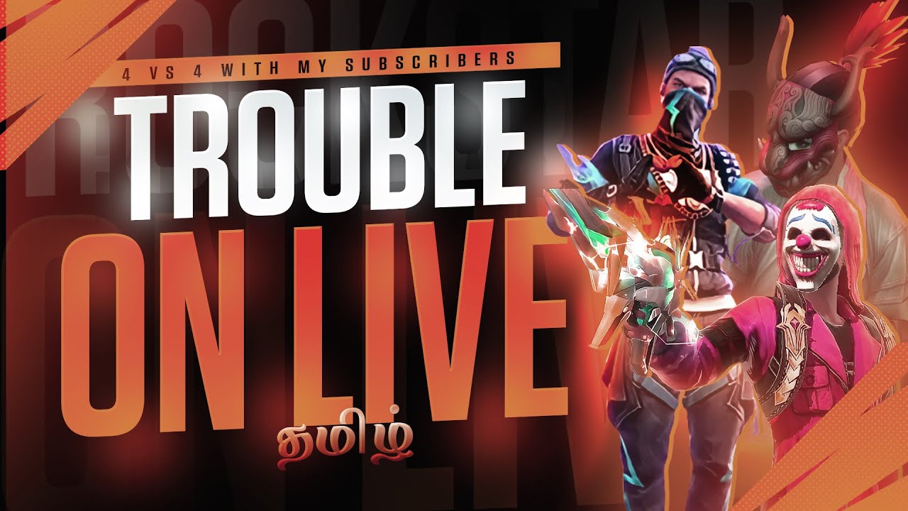 Free Fire Live 🛑||🤯4 vs 4 Unlimited Room Match🎁|| FF LIVE TAMIL || # ...