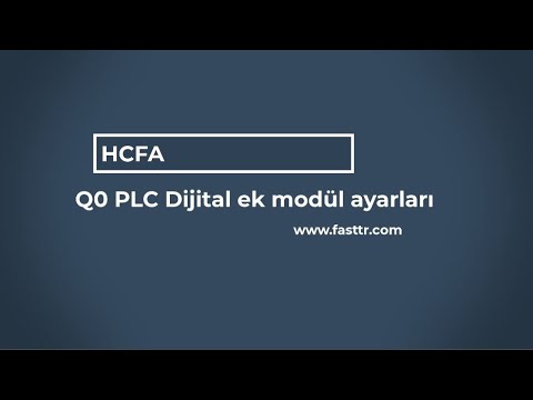 HCFA - Dijital ek modül tanıtım ayarları - YouTube