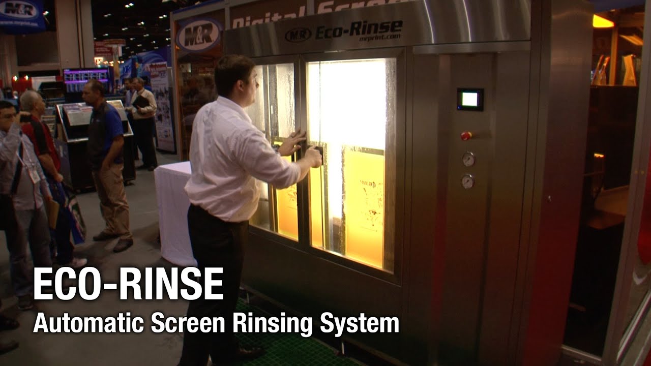 Eco-Rinse - M&R Screen Printing Equipment - Automatic Screen Rinsing ...