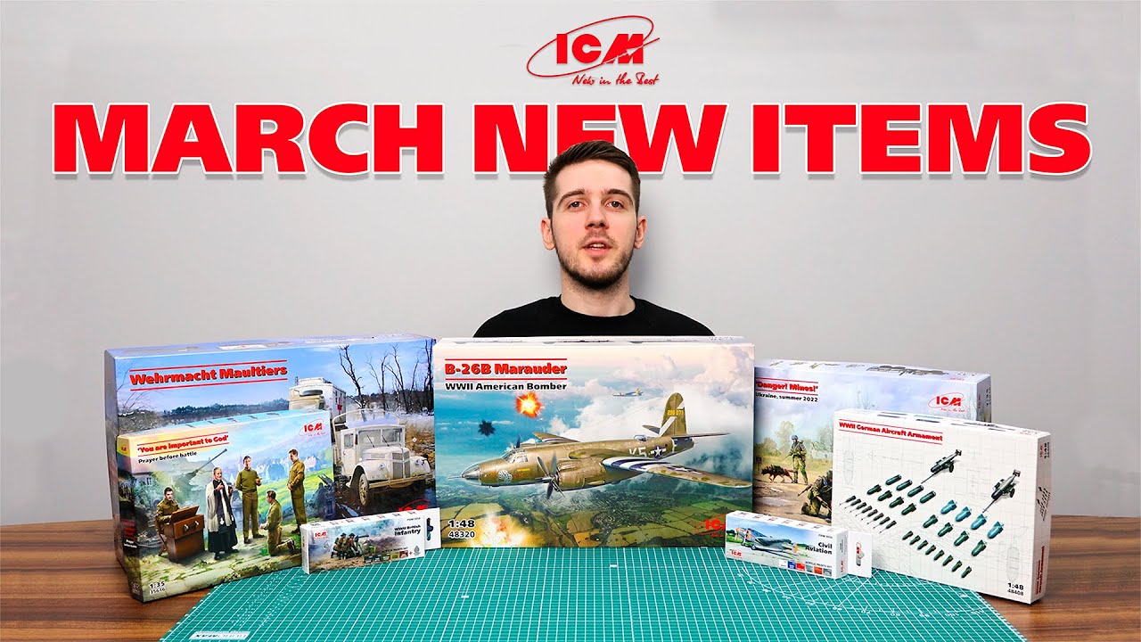 The review of ICM March Plastic Model Kits! - YouTube