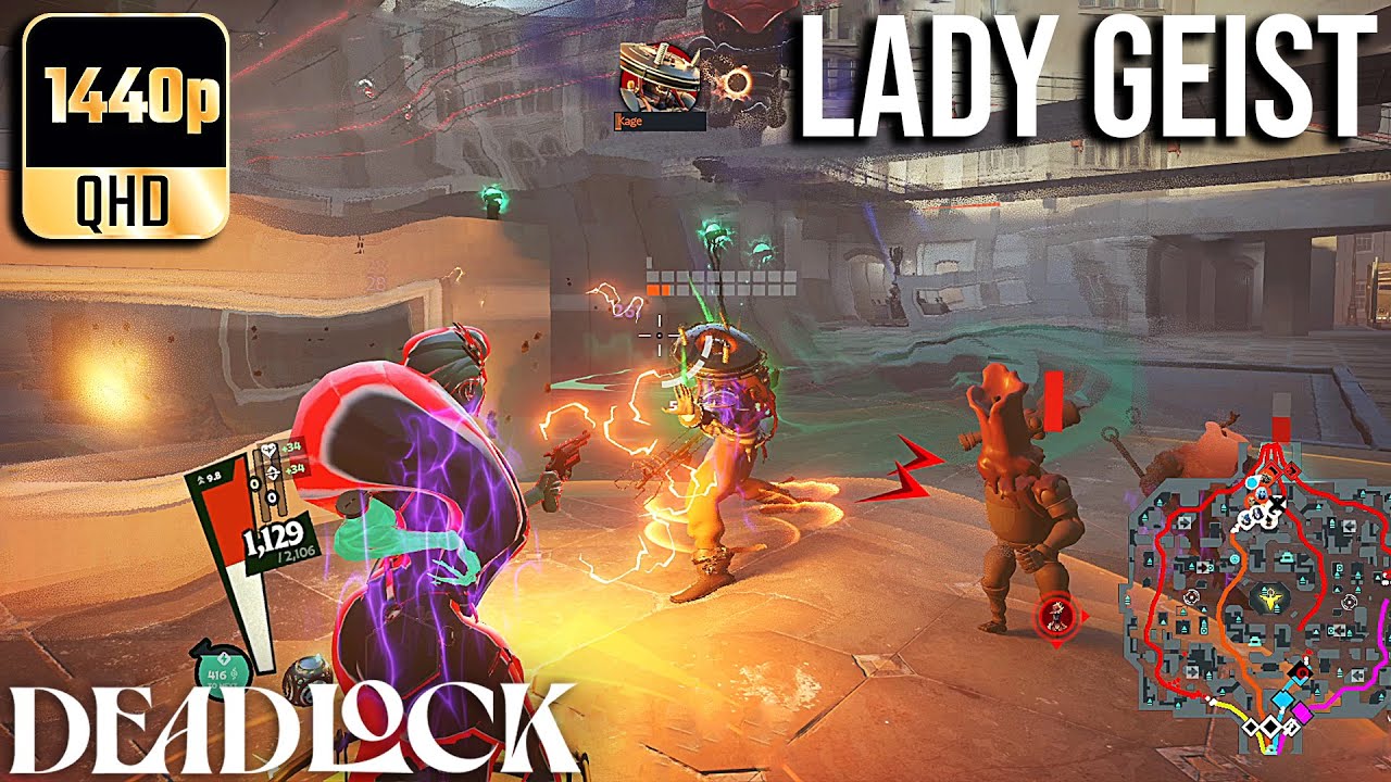 Deadlock- 20 Kills As Lady Geist Full Gameplay #3! (No Commentary ...
