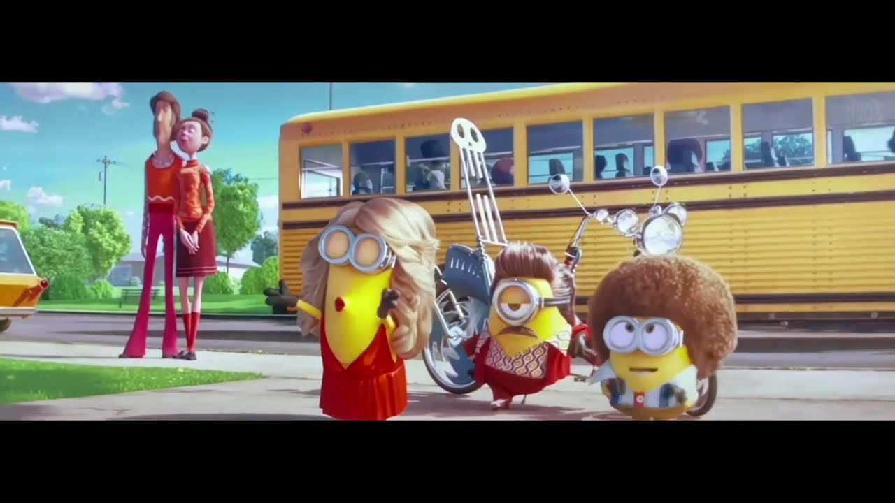 Minions:The Rise of Gru(2022)-minions picking up Gru from school- FULL ...