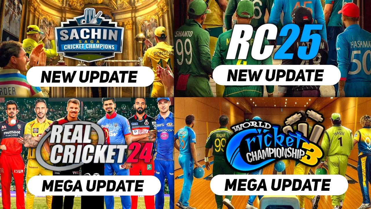 Real Cricket™24 Phase 2 OTA Update | WCC3 Update | Sachin Saga Update ...
