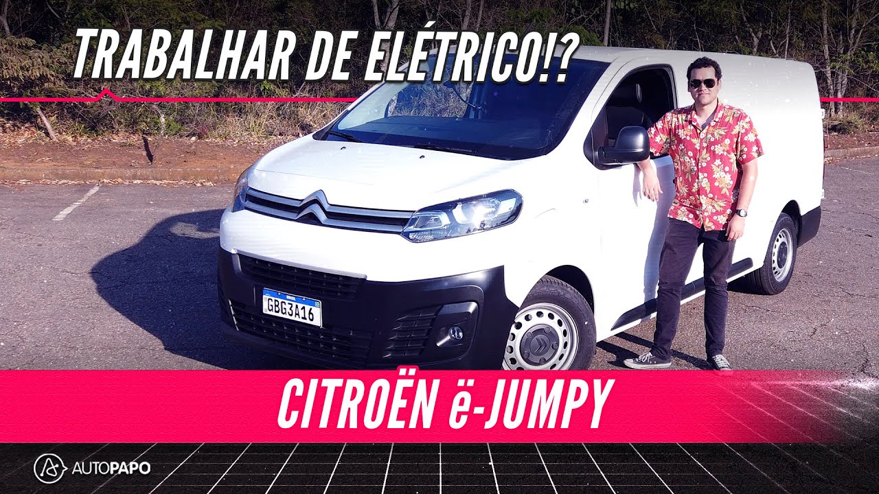 CITROËN Ë-JUMPY: testamos o FURGÃO ELÉTRICO que anda como carro - YouTube