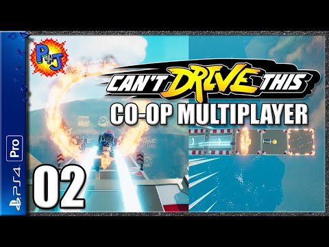 Let's Play Can't Drive This PS4 Pro | Split-Screen Co-op Multiplayer Gameplay Episode 2 (P+J)