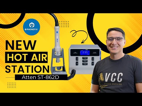 Testbericht zur Atten ST-862D Heißluftstation! Meine Quick 861DW ist kaputtgegangen. Taugt die et...