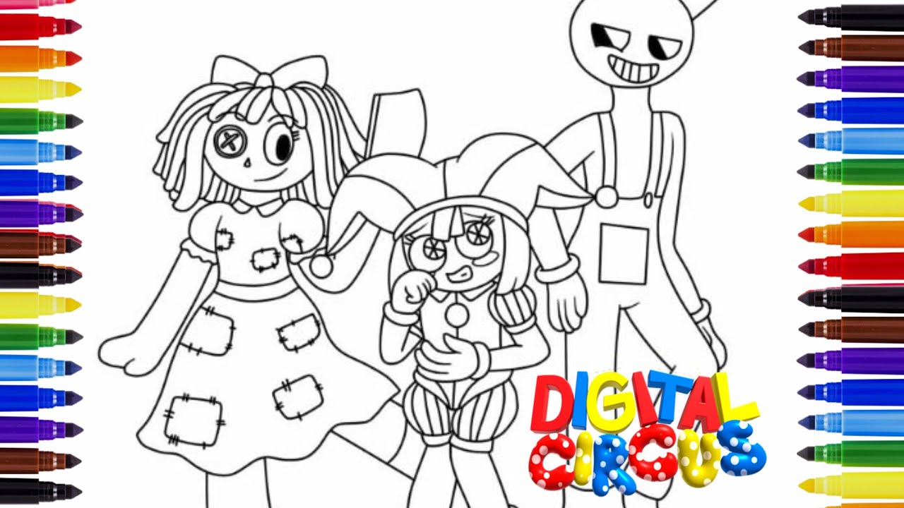 The Amazing Digital Circus Meeting with Princess Loolilalu Coloring ...