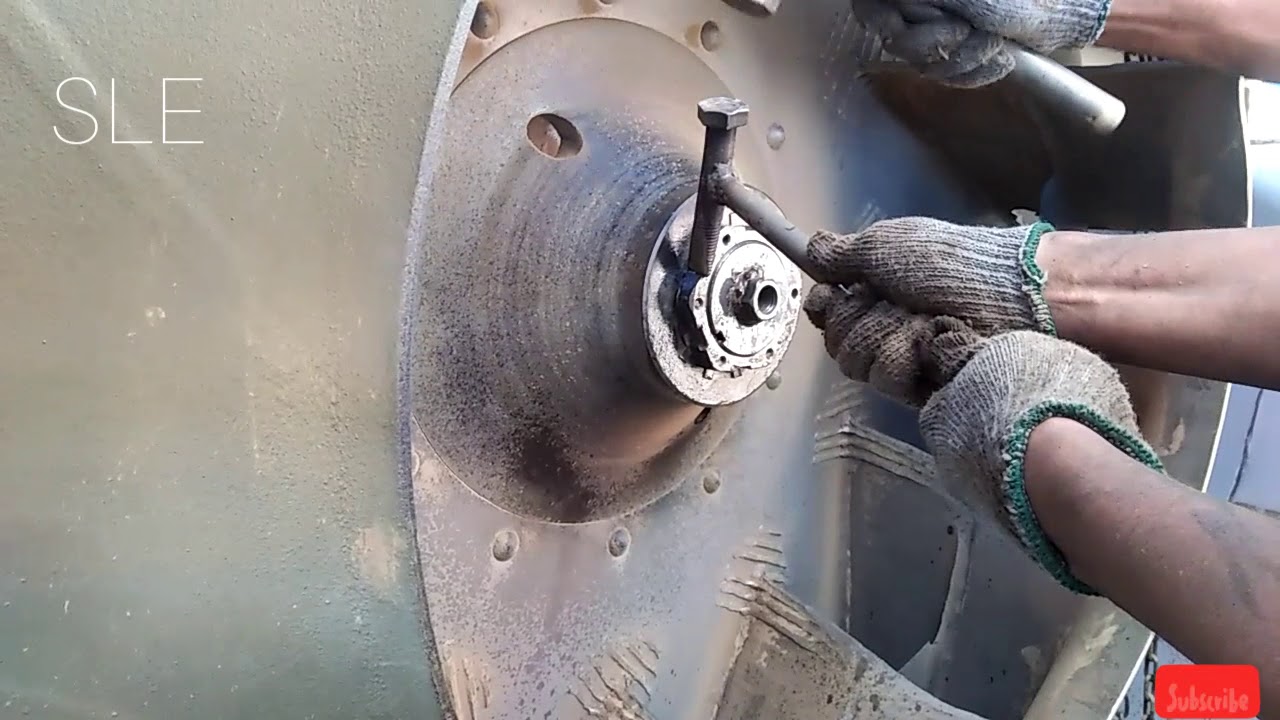 ABOUT POWER PLANT- Disassembly & Repair Induced Draft Fan - ID Fan. E ...