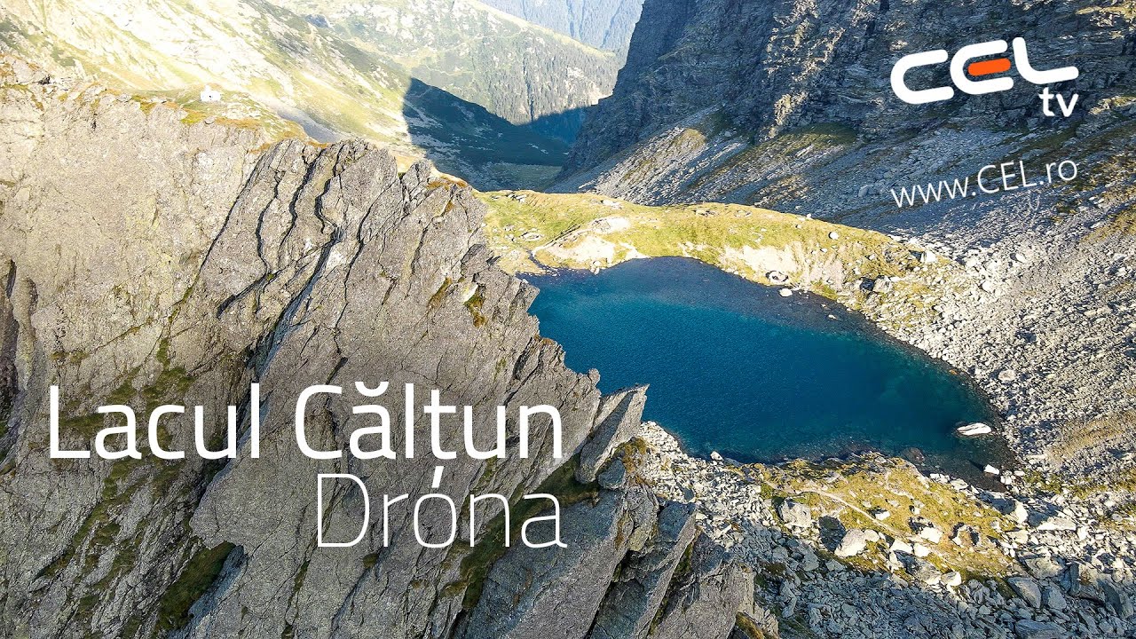 Drona Lacul Caltun | Fagaras Negoiu Romania | CEL.ro - YouTube