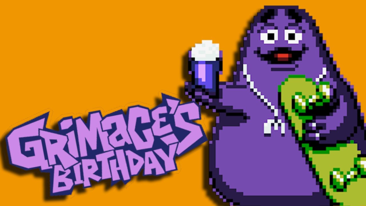 Grimace's Birthday - Full Game Walkthrough - YouTube