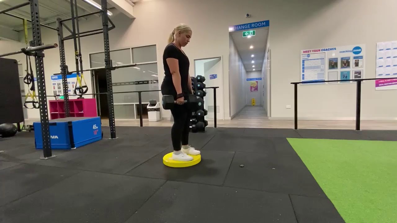 Deficit Dumbbell RDL - YouTube