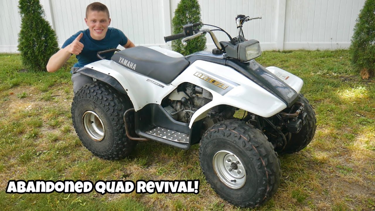 Getting the Yamaha Quad to RUN and DRIVE After Being Abandoned Outside ...