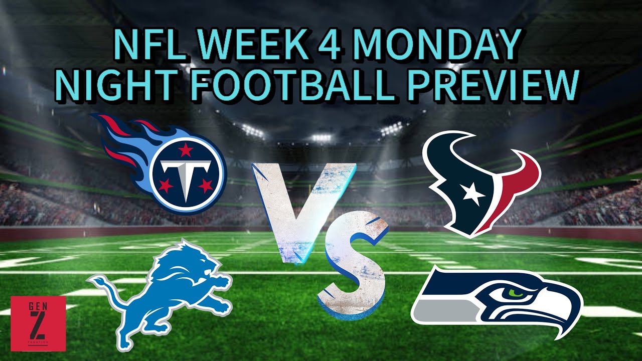 NFL Week Four Monday Night Football Preview (GenZFanatics: E79) #nfl # ...