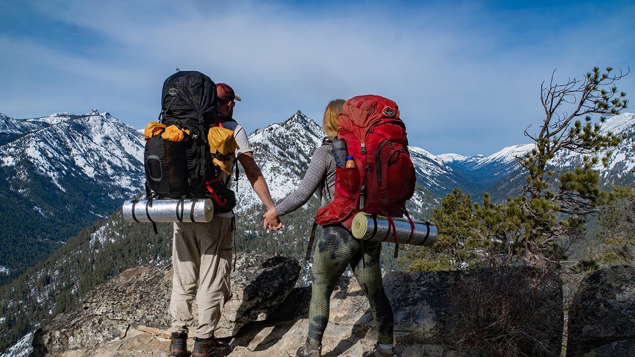 Backpacking Montana's Bitterroot Mountains : Lost Horse Point / Snowy Spring Visit - YouTube