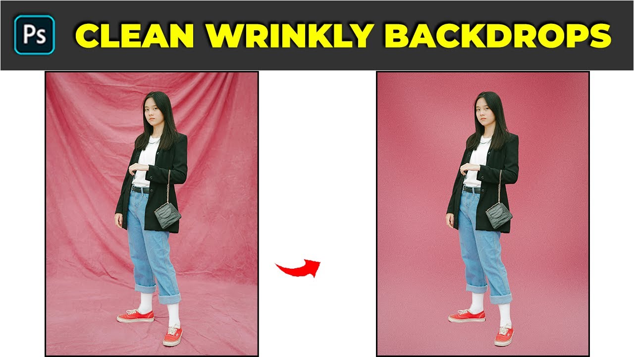 How to Clean and Smooth Out Wrinkly Backdrops - Photoshop Tutorial ...