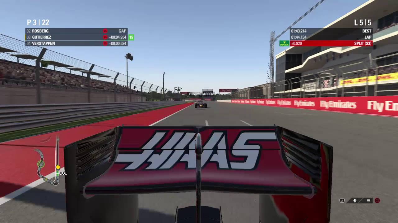 F1™ 2016_ intense racing.. too high of difficulty or perfect? - YouTube