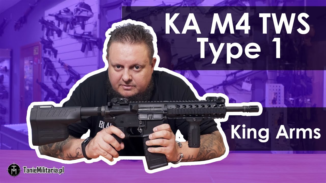 KA M4 TWS Type 1 (Ultra Grade II) King Arms - TANIEMILITARIA.PL - YouTube